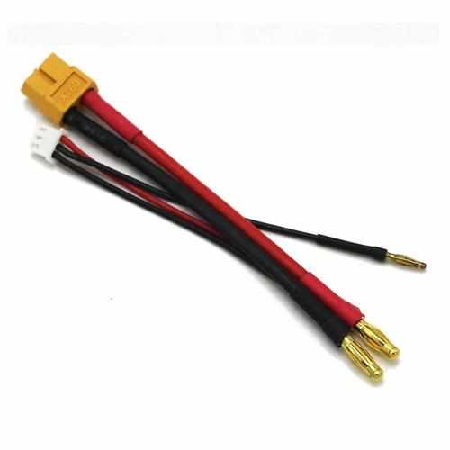 Silicone wire + 2S lithium battery plug 4MM /2s balance head charging ...