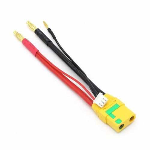 Silicone wire + 2S lithium battery plug 4MM /2s balance head charging ...
