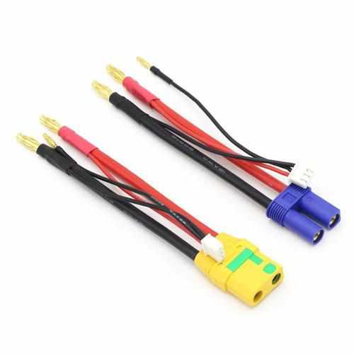 Silicone wire + 2S lithium battery plug 4MM /2s balance head charging ...