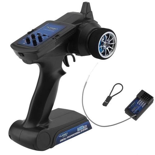 TURBO Racing 90102G 2.4GHz 2CH Radio system Transmitter Controller ...