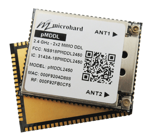 Microhard pMDDL2450 2.4GHz MIMO Digital Data Link – AMOV LAB